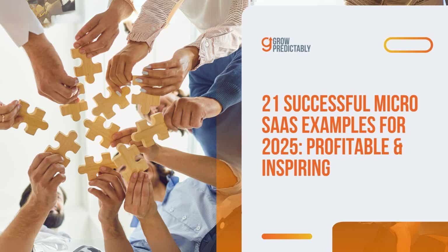 21 Successful Micro SaaS Examples for 2025: Profitable & Inspiring